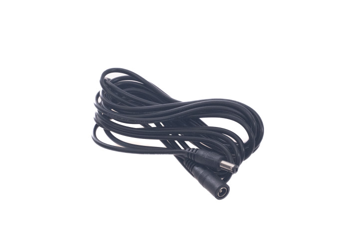 DC Jatkojohto 2.1mm 3m - Naaras/Uros Liittimet