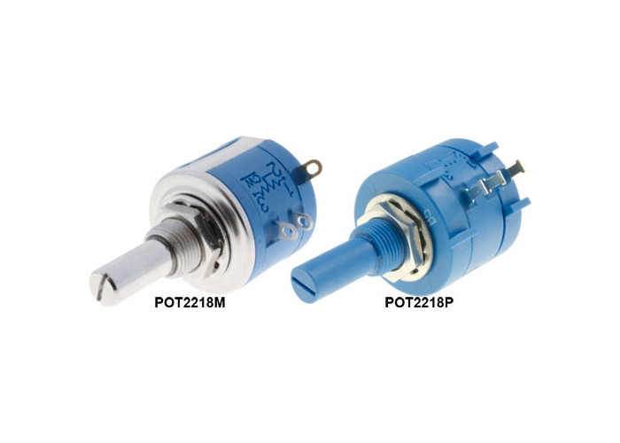 Monikierrospotentiometri BOURNS, 500 ohm, 2W, 10 kierrosta