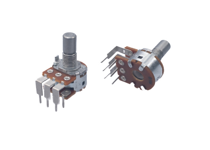 Alpha 16mm Dual 100k LIN right angle PCB pot