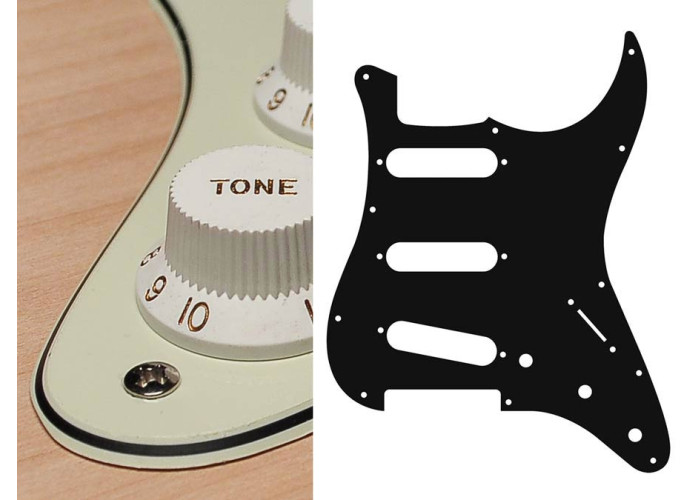 ST-313 Strato Plektrasuoja, Mint Green, 3-kerros