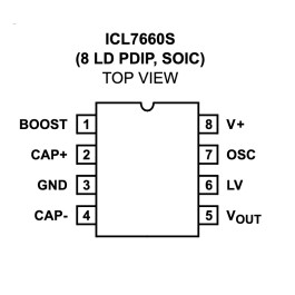 ICL7660S CPA dc-dc konvertteri MISC BRAND