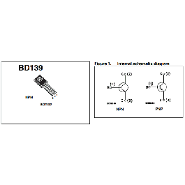 BD139 Transistori - NPN, bipolar