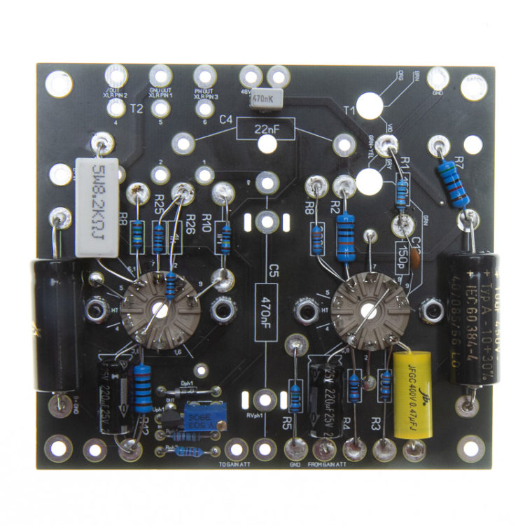 UralTone REDD.47 stand-alone portable all tube mic pre rakennussarjan ...