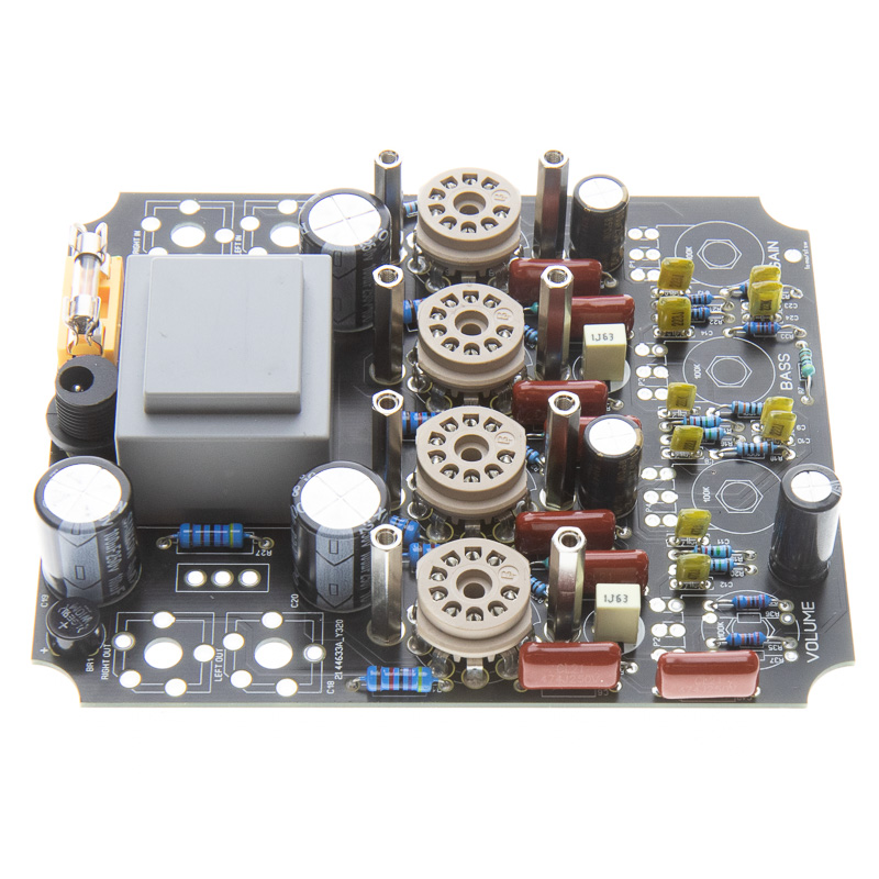 UralTone EF80 Tube Stereo Preamp rakennusohjeet - UralTone info