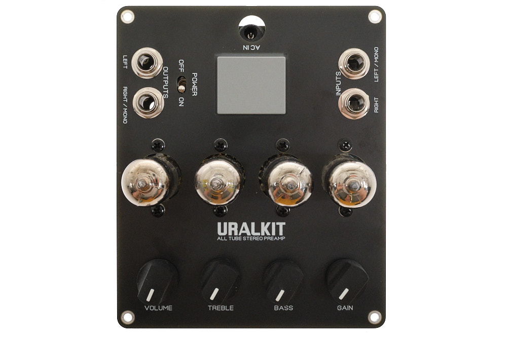 UralTone EF80 Tube Stereo Preamp rakennusohjeet - UralTone info